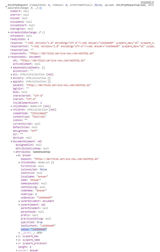 getXMLAnswer vs getXML - ServiceNow Community